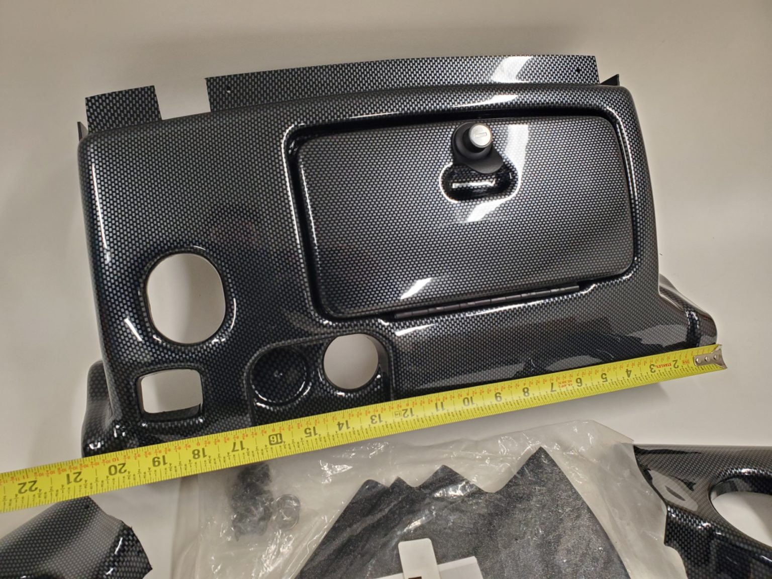 Club Car Carbon Fiber Dash Kit (fits Club Car Precedent, Tempo, and Onward)