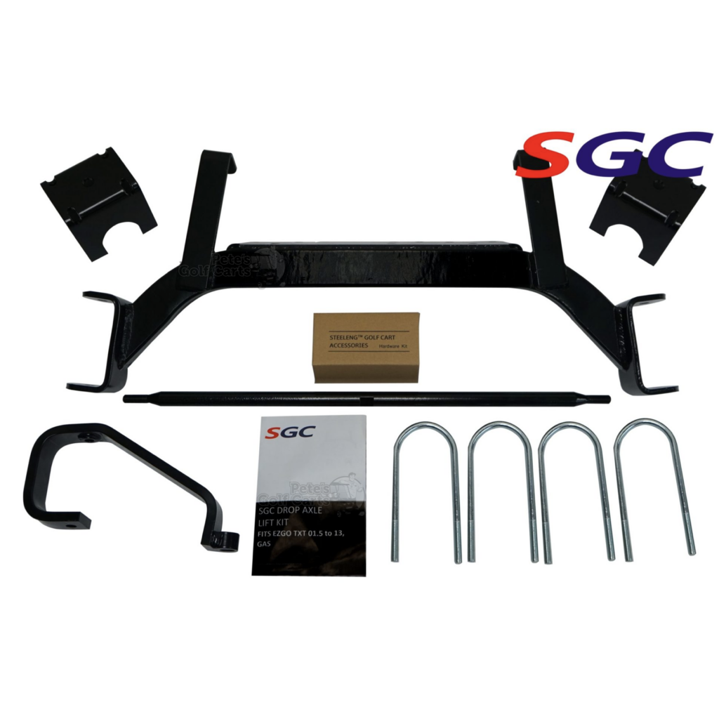 EZGO TXT/PDS 6″ Drop Axle Lift Kit (2008.5 & Newer Gas) | SGC