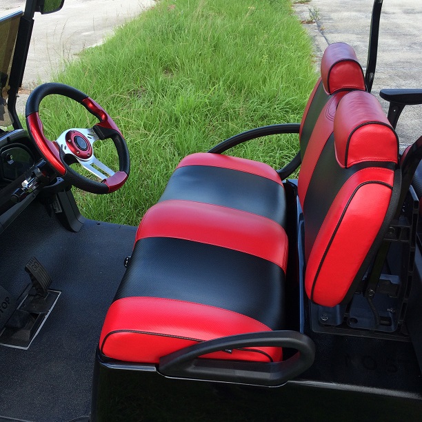 Front – One (1) seat bottom and One (1) seat back.