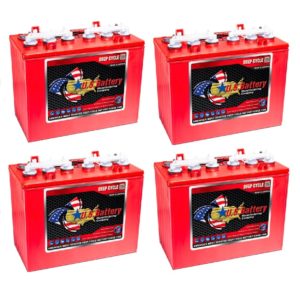 12 Volt Golf Cart Batteries US12VRX 155Ah US Battery | 4 Pack | 48V ...