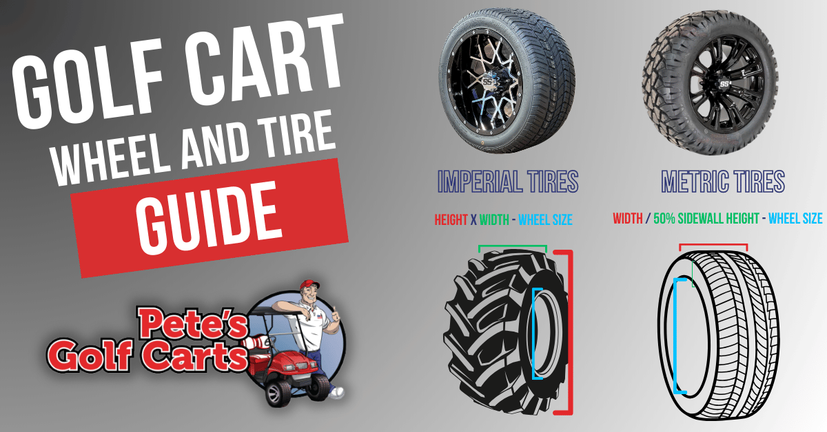 Ultimate Golf Cart Wheel and Tire Guide | Pete’s Golf Carts