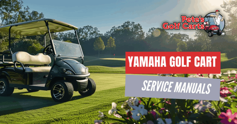 Your Essential Guide to Yamaha Golf Cart Service Manuals & Resources